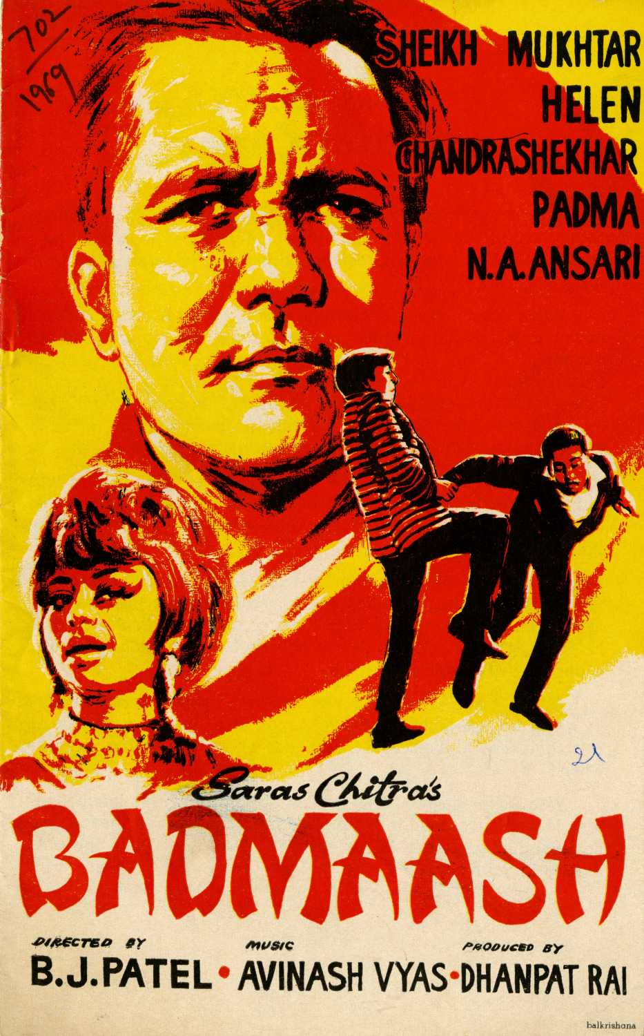 Badmaash Movie: Review | Release Date (1969) | Songs | Music | Images ...