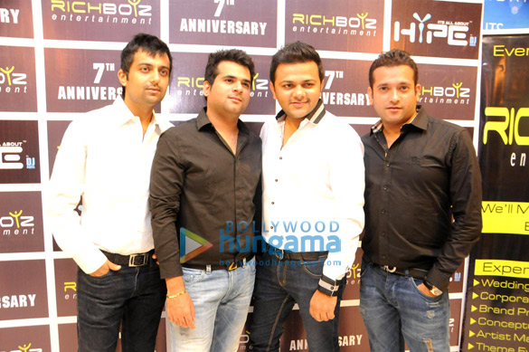 7th anniversary bash of Richboyz Entertainment | Ketul Parikh, Anuj Chugh, Gaurav Parikh, Vicky ...