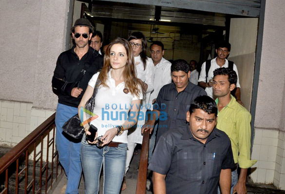 Hrithik Roshan & Suzzane Khan snapped at Family Court | Suzzane Khan ...