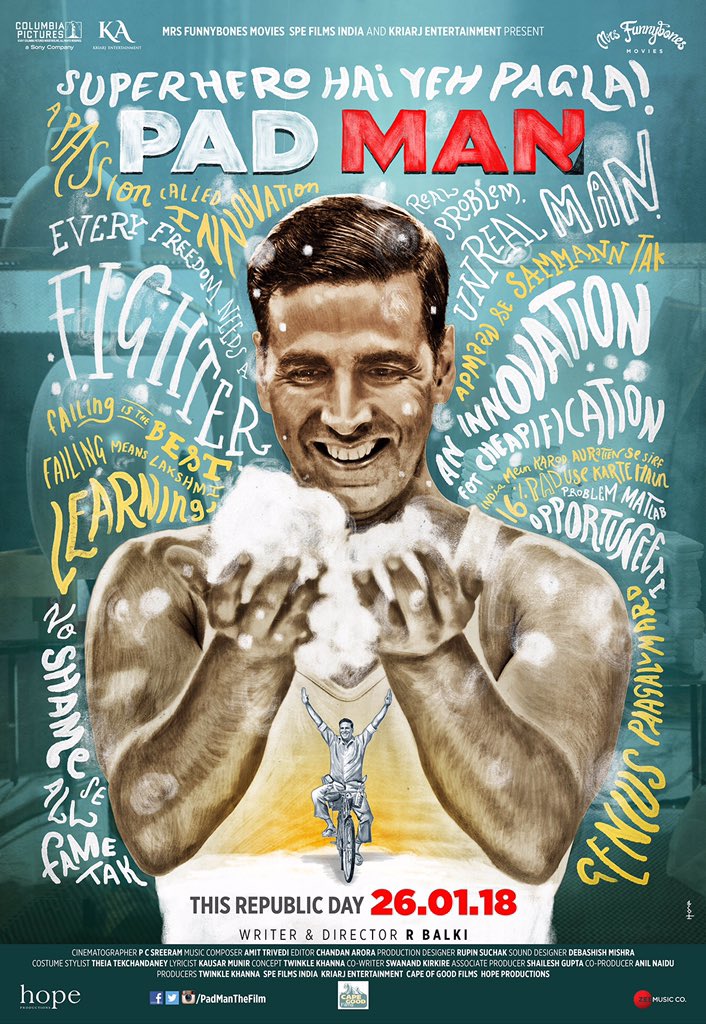 Pad Man Movie Music | Pad Man Movie Songs | Download Latest Bollywood ...