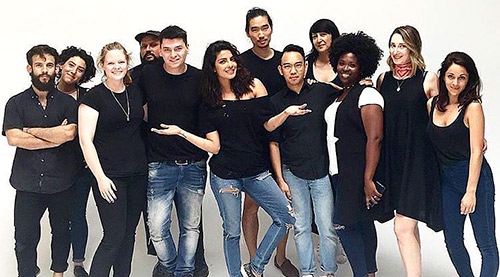 Priyanka Chopra shoots with Team Quantico for international magazine Flare : Bollywood News ...