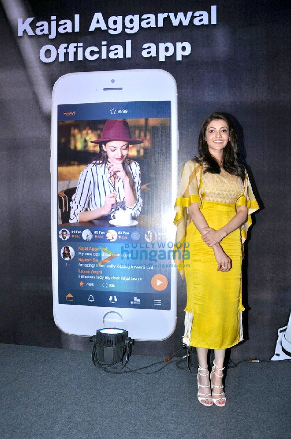 Kajal Aggarwal launches her own app | Shamik Talukder, Kajal Agarwal ...