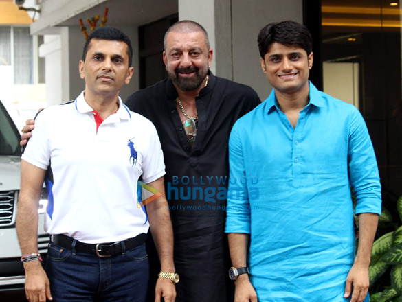 Photos: Sanjay Dutt spotted at Anand Pandit’s office in Juhu | Parties ...
