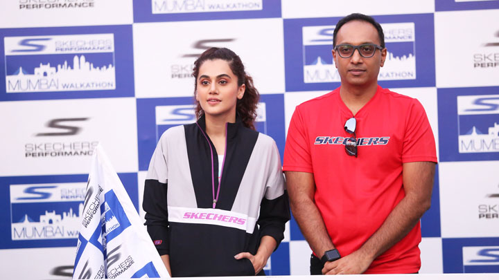 UNCUT: Taapsee Pannu flag off Mumbai Walkathon - Bollywood Hungama