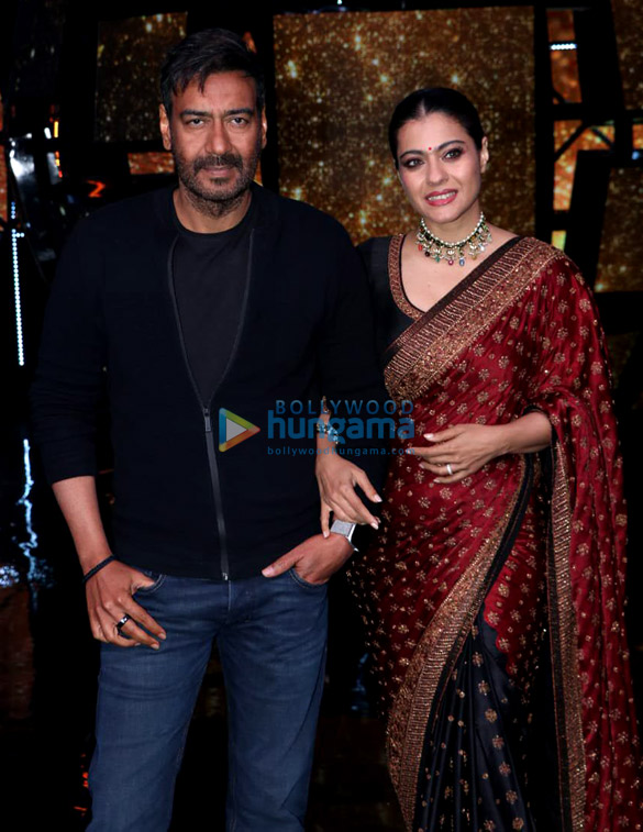Photos Ajay Devgn and Kajol snapped on sets of Indian Idol promoting ...