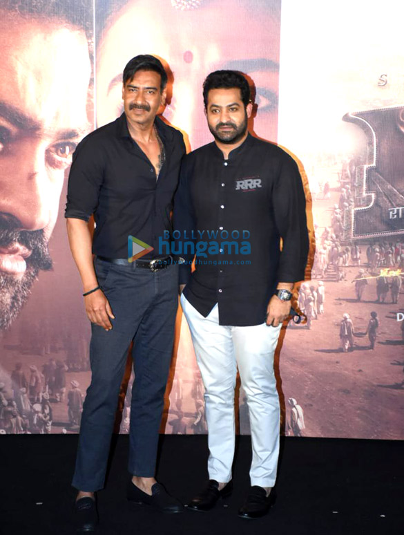 Photos Ajay Devgn, Jr NTR, and Alia Bhatt at the trailer launch of RRR ...