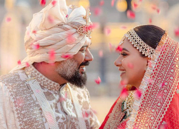 Director Luv Ranjan and Alisha Vaid pose as groom and bride in first ...