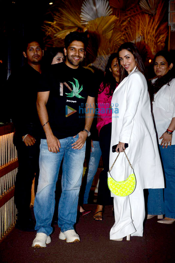 Photos Malaika Arora, Guru Randhawa and Aditi Govitrikar snapped at ...