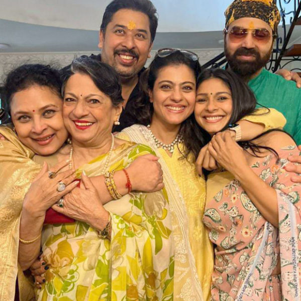 Kajol, sister Tanisha Mukerji, mother Tanuja celebrate Bhai Dooj, see ...