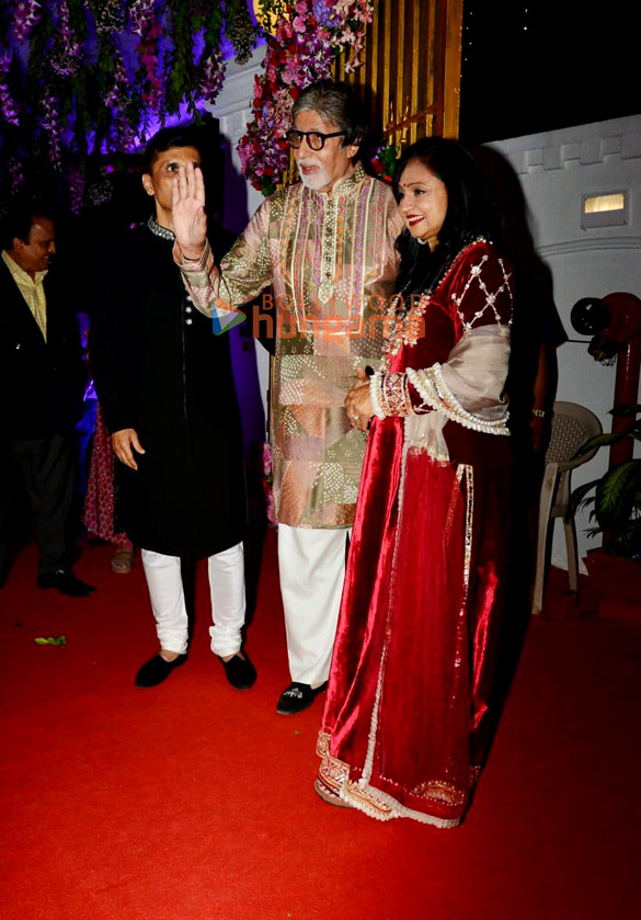 Photos Amitabh Bachchan, Anand Pandit and his wife snapped attending a ...