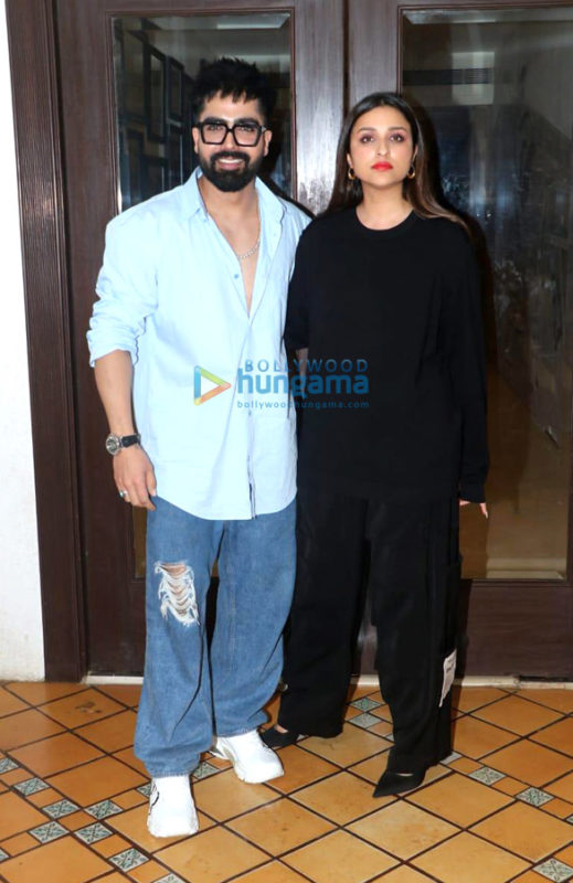 Photos: Parineeti Chopra and Harrdy Sandhu snapped promoting Code Name: Tiranga at Sun n Sand in ...