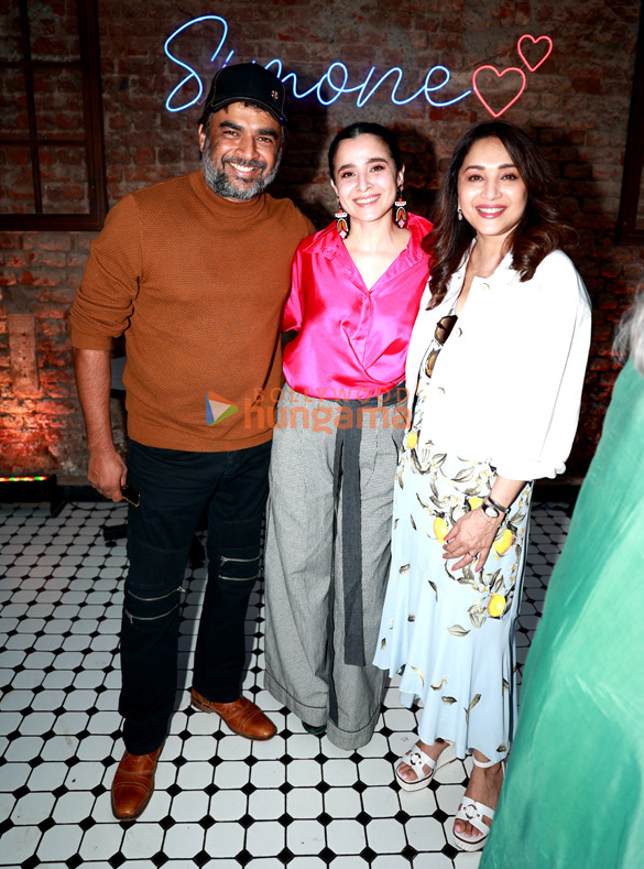 Photos Celebs Snapped At Simone Singhs Birthday Bash 3 R Madhavan Simone Singh Madhuri