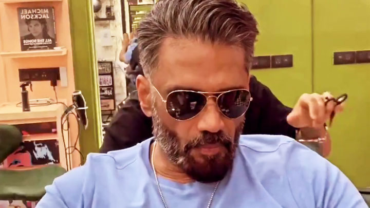 Suniel Shetty's super cool hair transformation - Bollywood Hungama