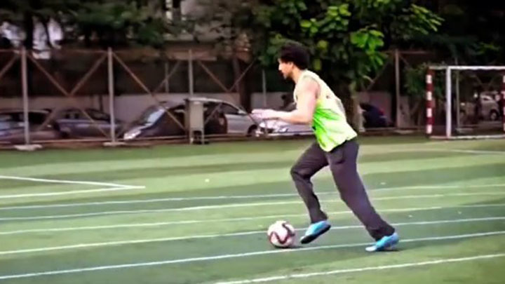 Watching Tiger Shroff play football is truly a treat for our eyes ...