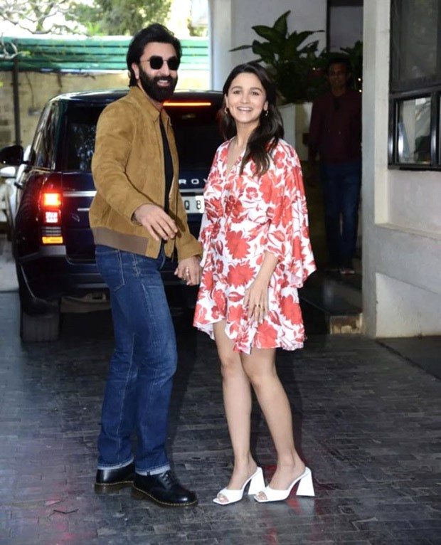 Alia Bhatt and Ranbir Kapoor made their first public appearance ...