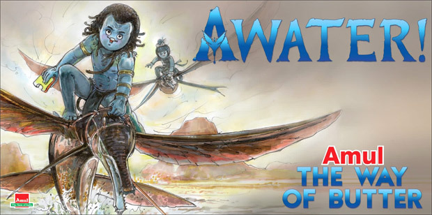 Amul dedicates a topical for Avatar: The Way Of Water; see photo ...
