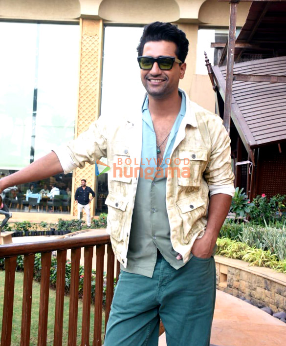 Photos Kiara Advani, Vicky Kaushal, Shashank Khaitan snapped promoting their film Govinda Naam ...