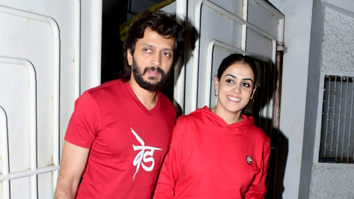Riteish and Genelia give couple goals as they twin in red outfit ...