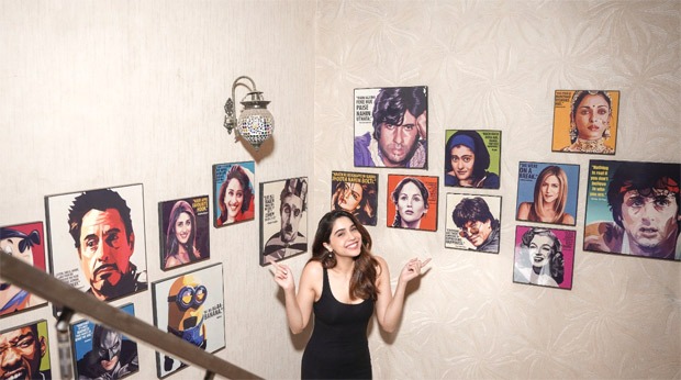 Sharvari Wagh reveals the story behind the filmy wall at her residence ...