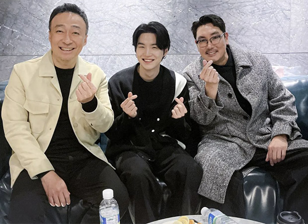 BTS’ SUGA attends the VIP Premiere of drama thriller film Devil's Deal ...