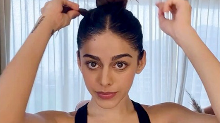 Perfect Sleek Bun Tutorial By Alaya F Bollywood Hungama