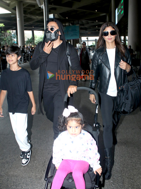 Photos: Shilpa Shetty, Raj Kundra and others snapped at the airport | Parties & Events ...