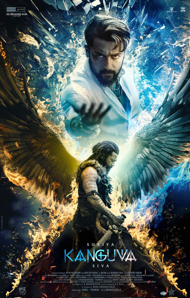 Suriya starrer Kanguva gets a ferocious second poster: “The past, present and future ...