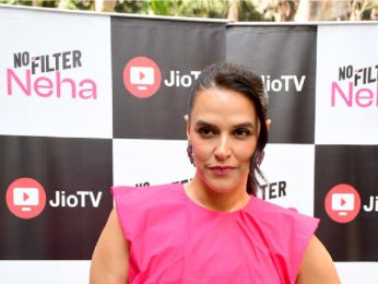 Photos: Rashmika Mandanna and Neha Dhupia snapped on sets of the show ...