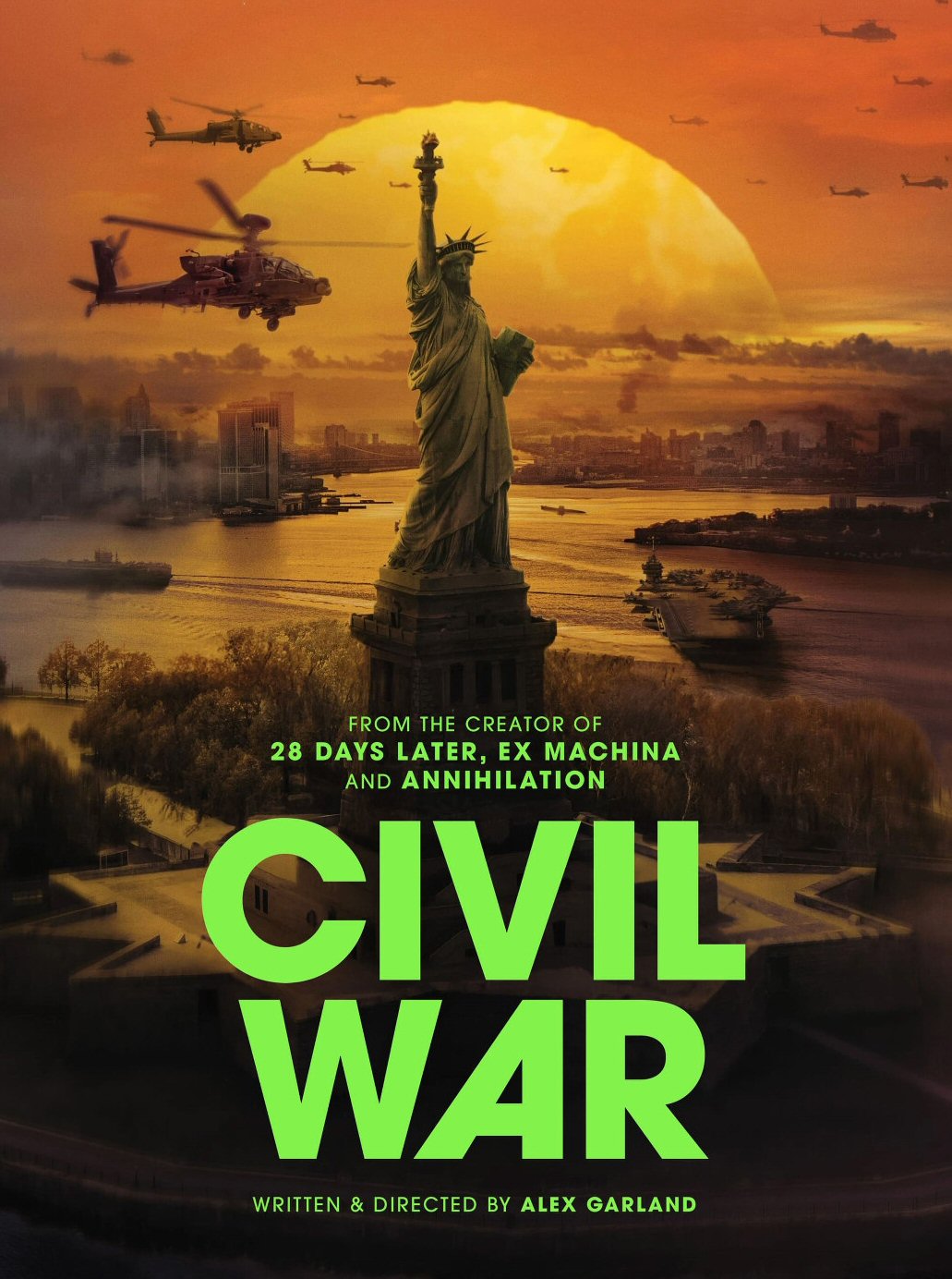 Civil War (English) Movie Review: CIVIL WAR is an engaging dystopian ...