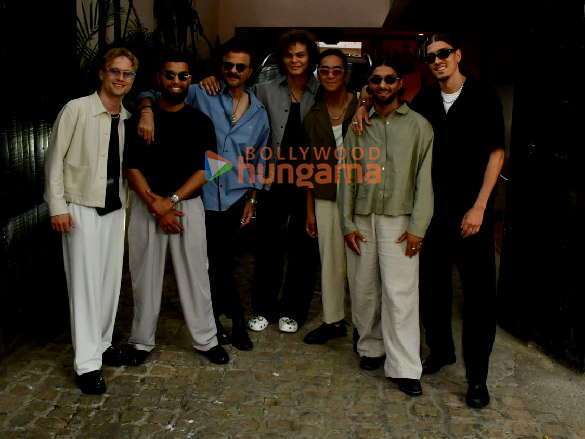 Photos: Anil Kapoor and dance group QuickStyle snapped in Juhu ...