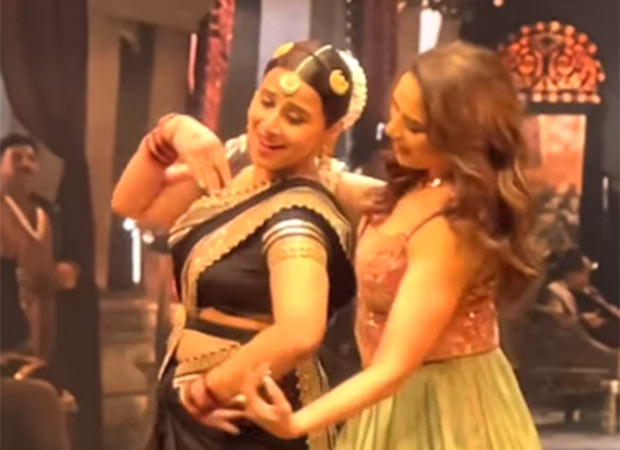 Vidya Balan gracefully resumes dancing after stumbling on stage during ...