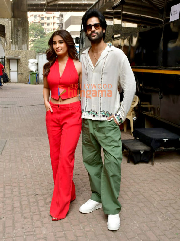 Photos Rasha Thadani and Aaman Devgan snapped promoting Azaad (5 ...