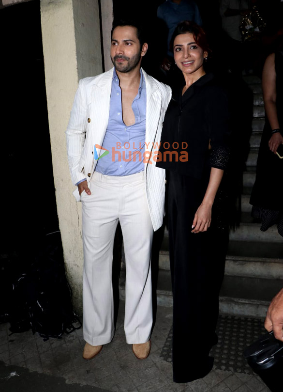 Photos Varun Dhawan and Samantha Prabhu snapped promoting Citadel Honey ...