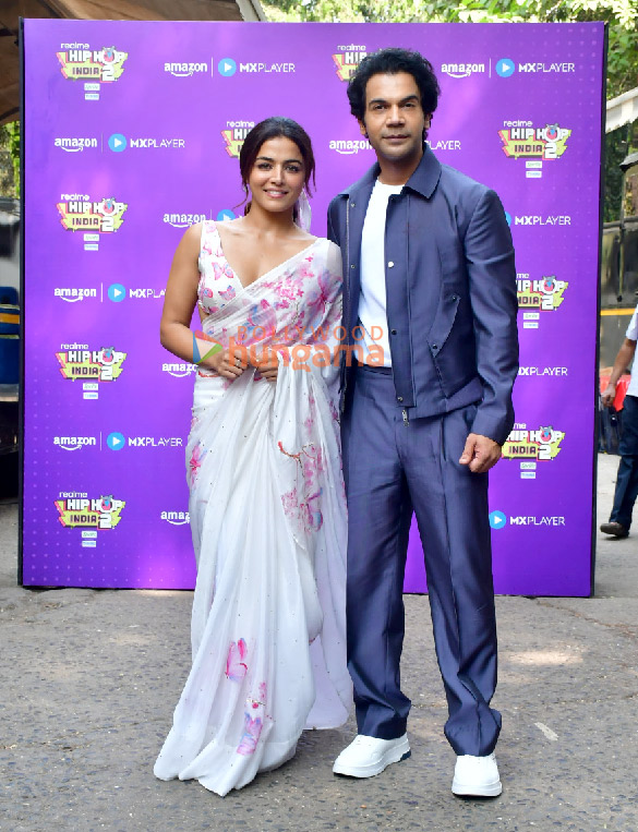 Photos Rajkummar Rao and Wamiqa Gabbi snapped promoting Bhool Chuk Maaf on the sets of Hip-Hop ...
