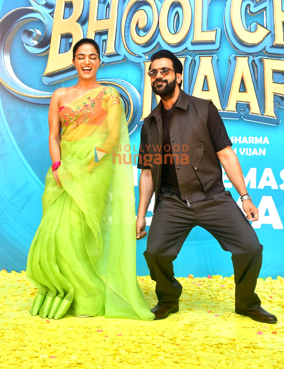 Photos Rajkummar Rao and Wamiqa Gabbi snapped promoting their film Bhool Chuk Maaf (3) | Wamiqa ...