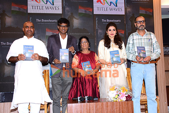Photos: Raveena Tandon launches the book The Bravehearts by Ramachandran Srinivasan | Parties ...
