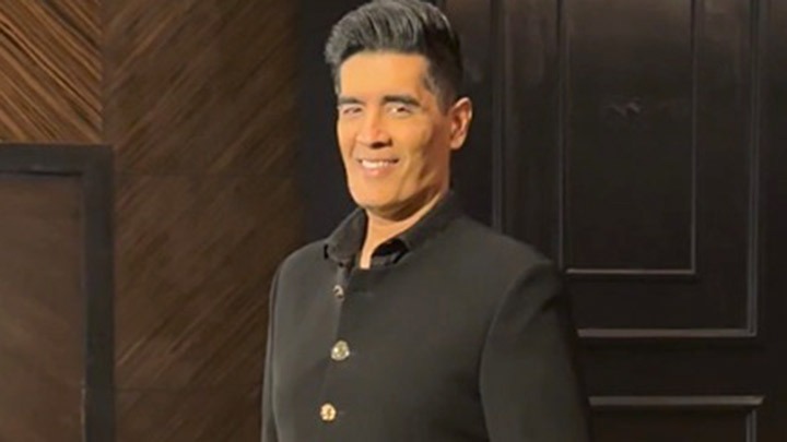 Manish Malhotra steals the spotlight in black at Nupur & Stebin Ben's ...